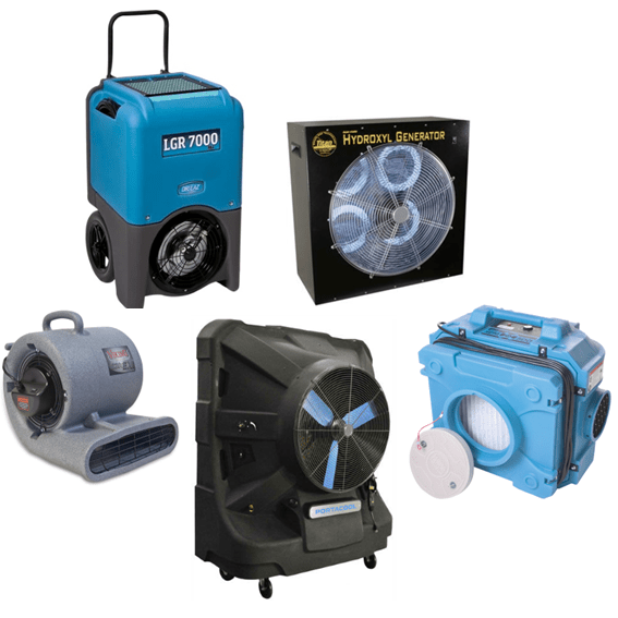 Fans, Dehumidifiers & Odor