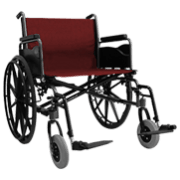 24" Wide Wheelchair