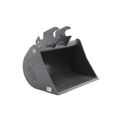 Smooth Bucket, 12" Wide For U35 Excavator