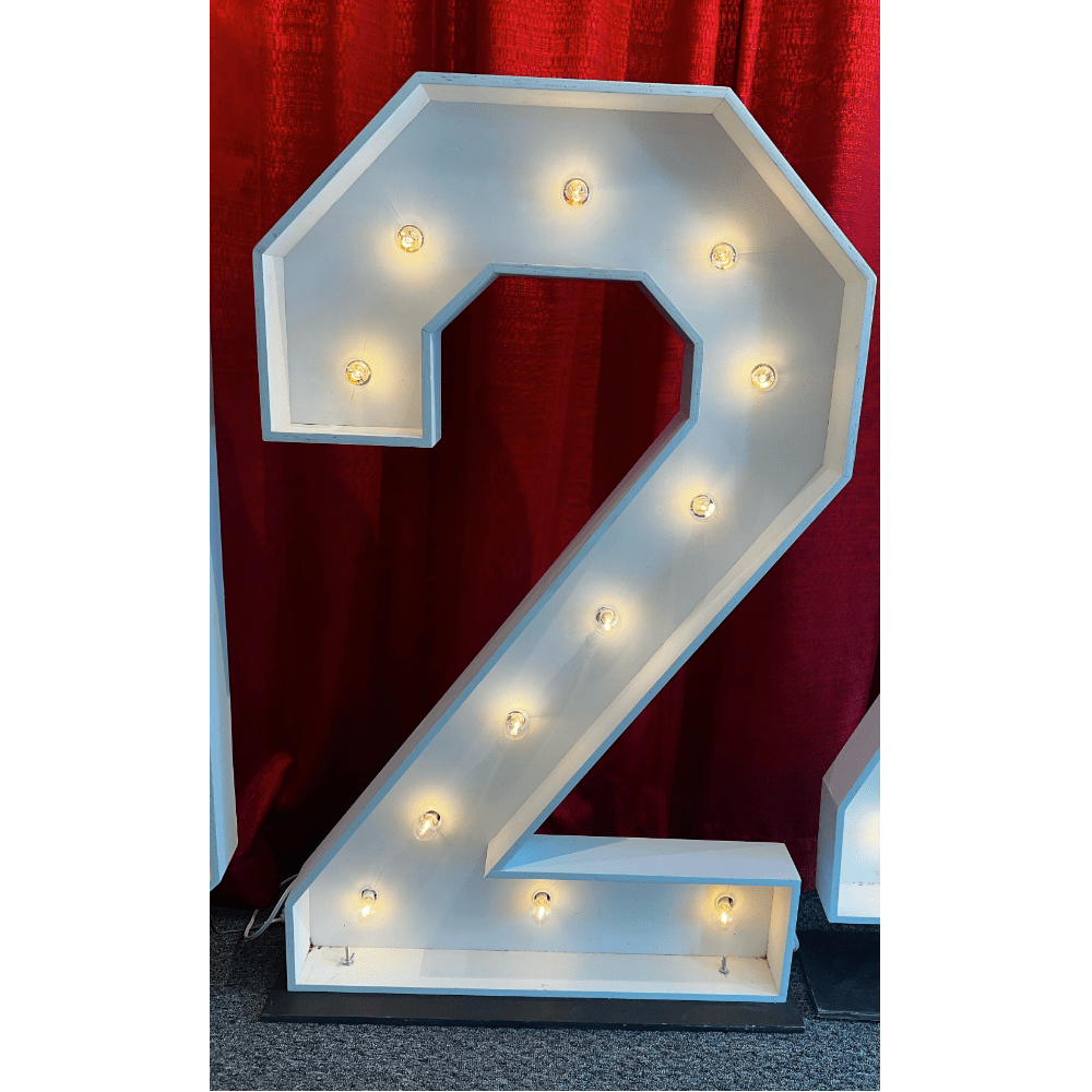 Marquee Number - 2 (4ft tall)