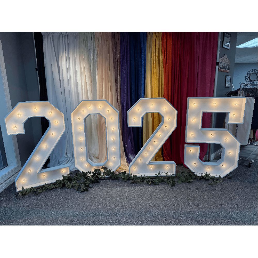 Marquee - "2025" Number Set