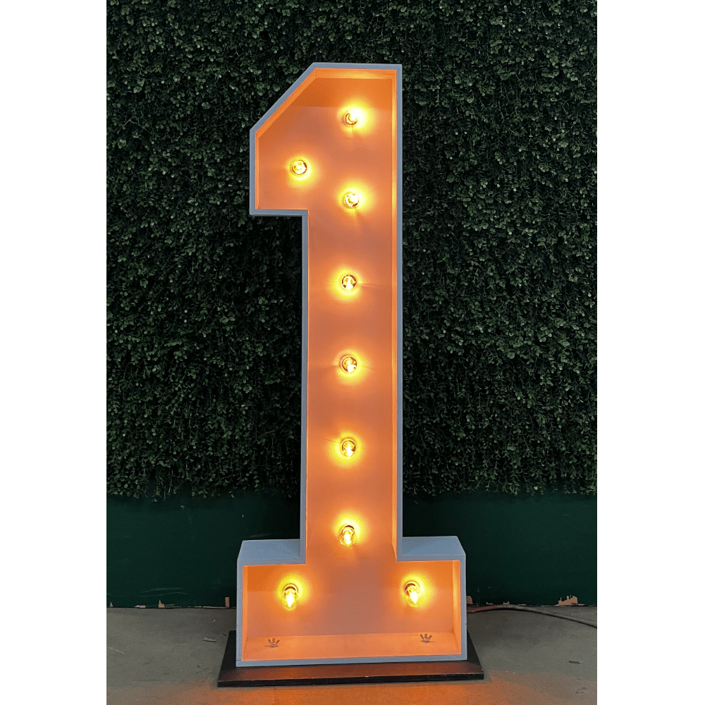 Marquee Number - 1 (4ft tall)
