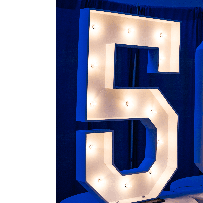 Marquee Number - 5